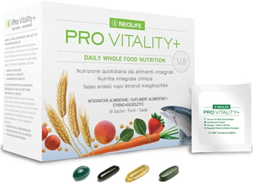A PRO VITALITY plus vitaminokat és ásványi anyagokat tartalmaz.